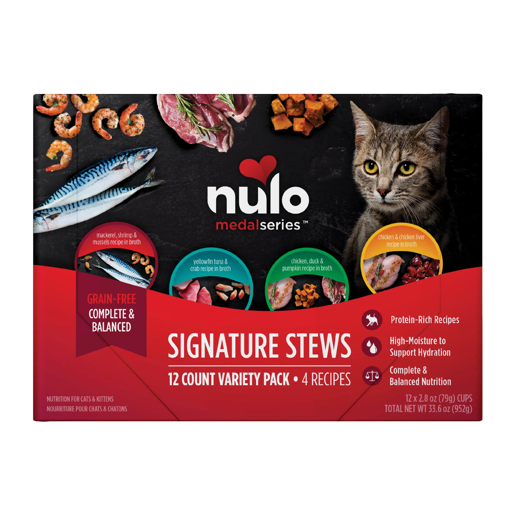 Nulo nulo medalseries cat food Signature Stew Variety Pack - 2.8 oz ...