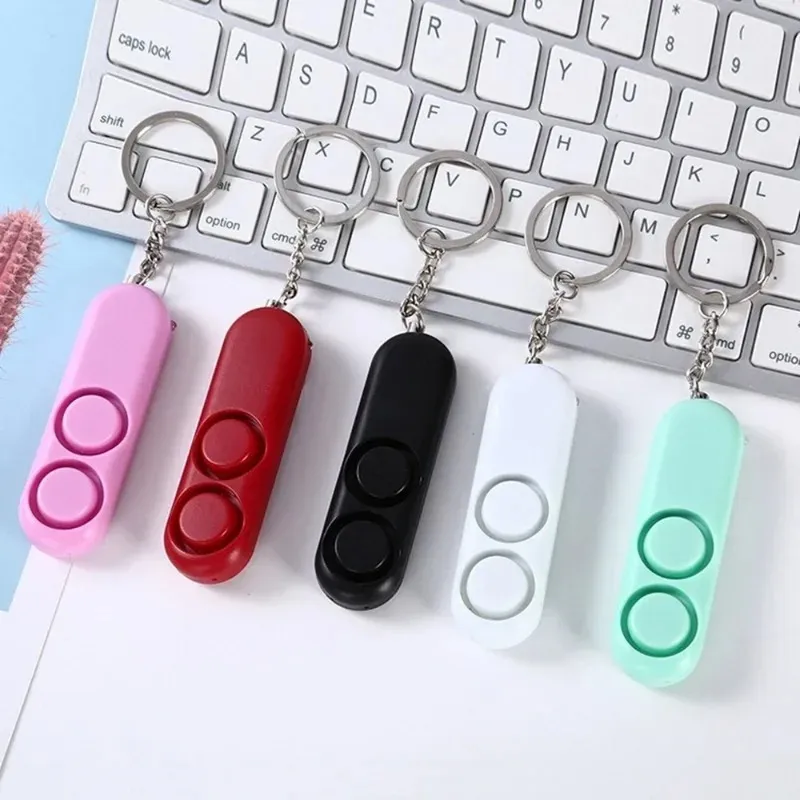 120dB Loud Security Alarm Keychain Pendant - Double Speaker, Self ...