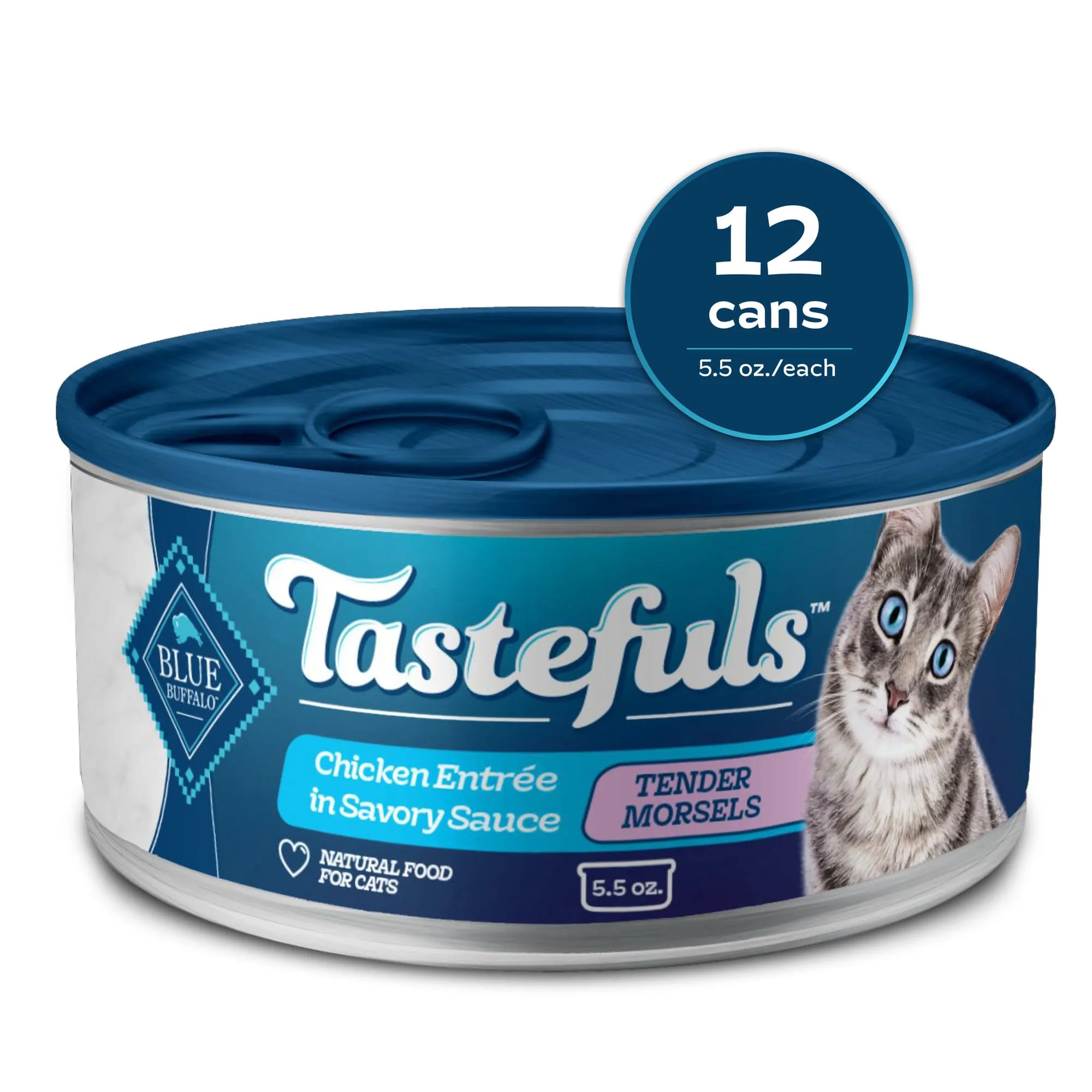 Tender Chicken Morsels In Gravy Wet Food For Adult Felines Case Of 12 ...