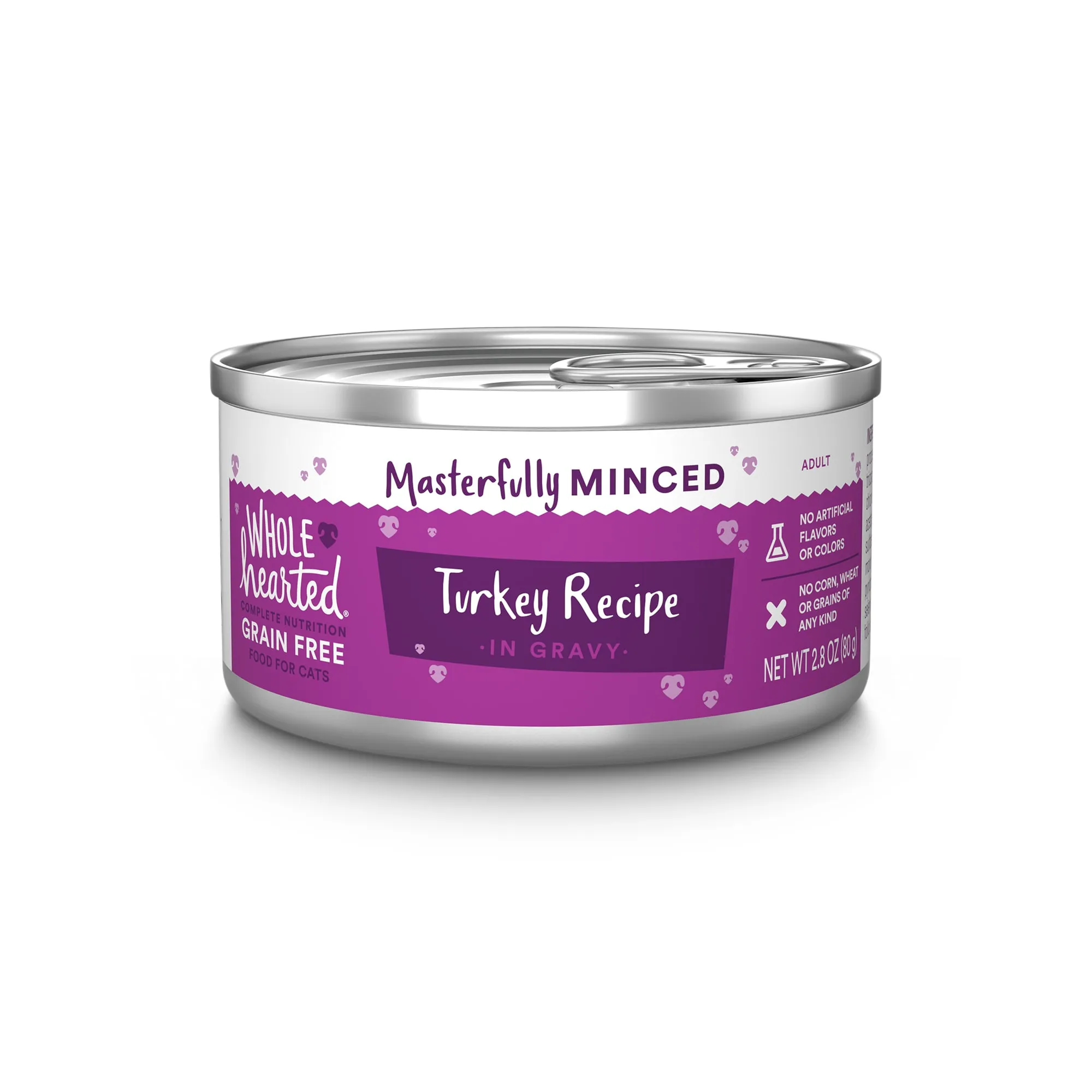 Grain-Free Turkey Recipe Wet Cat Food for All Life Stages - Minced in ...