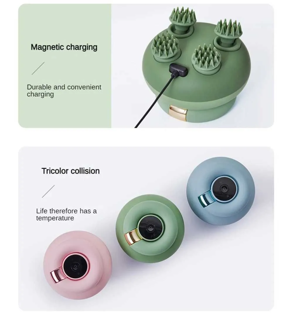 Electric Head Massager: Scalp Therapy for Relaxation & Hair Growth ...