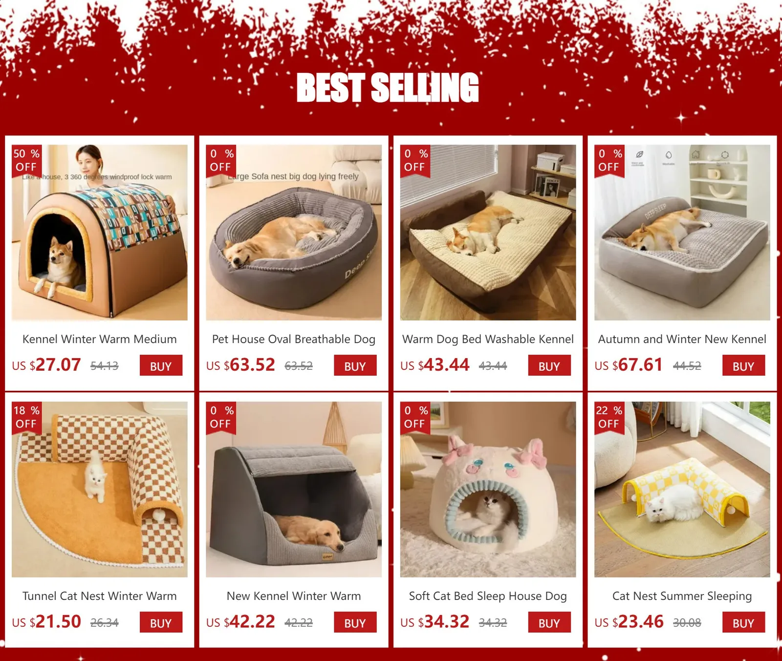 DHgate.com:L-Shaped Dog Bed with Removable Washable Cover - Orthopedic ...