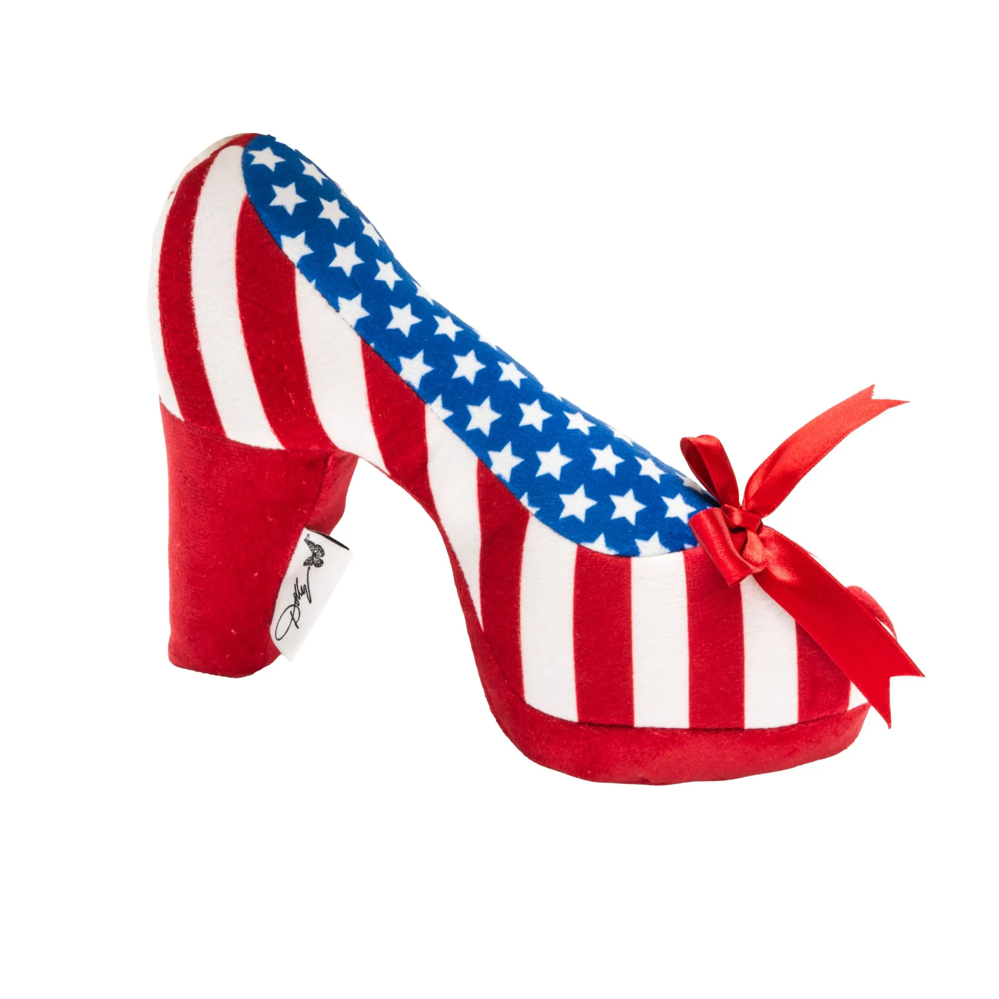 Stars & Stripes High Heel Dog Toy, Small - Fun Squeaky Toy! Best Seller ...