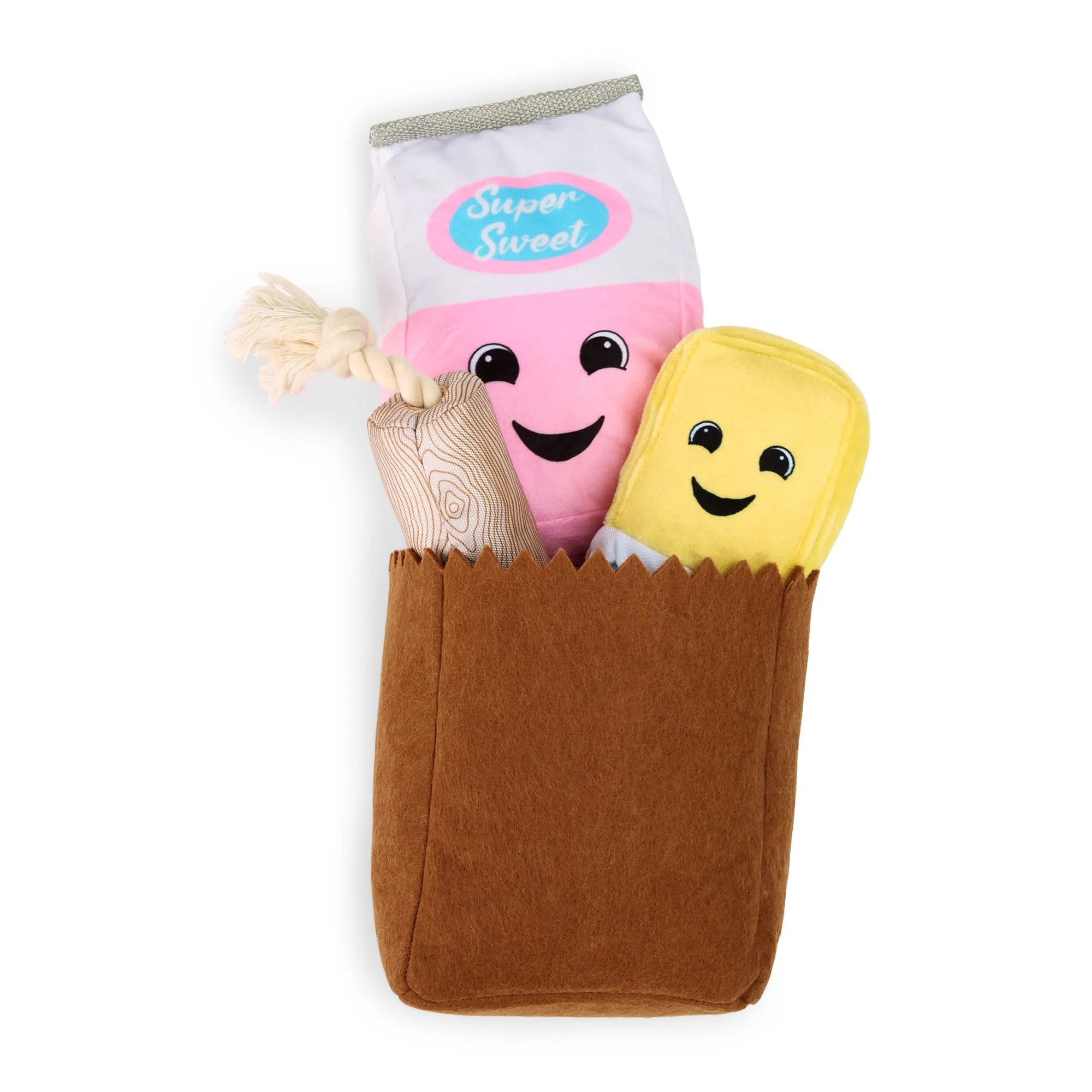 Plush Squeaky Dog Toys Set, Mini Size, Pack of 3! Fun for Small Dogs ...