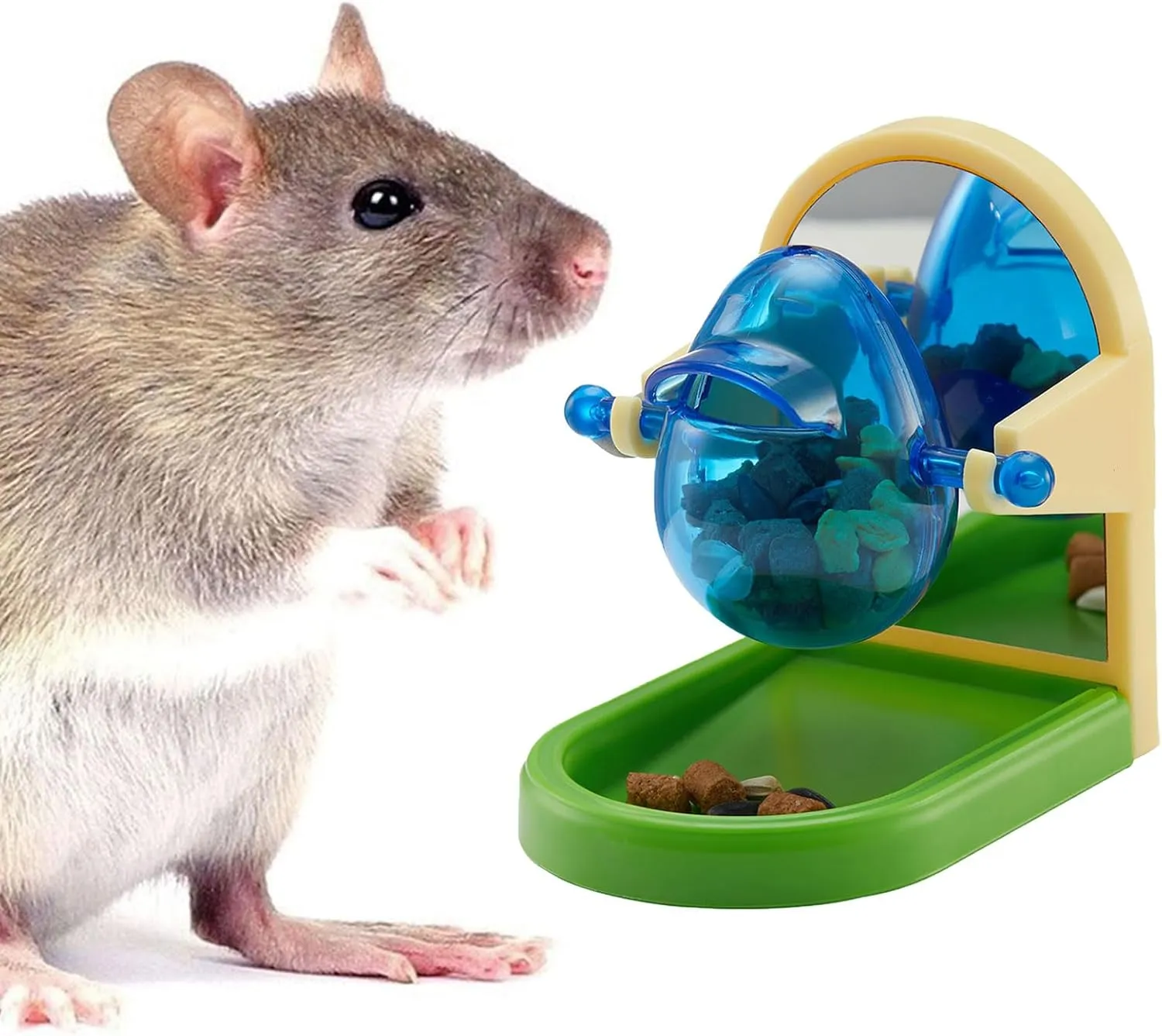 Interactive Rat Foraging Toys 2-Pack: Treat Dispensing Puzzle Games for ...