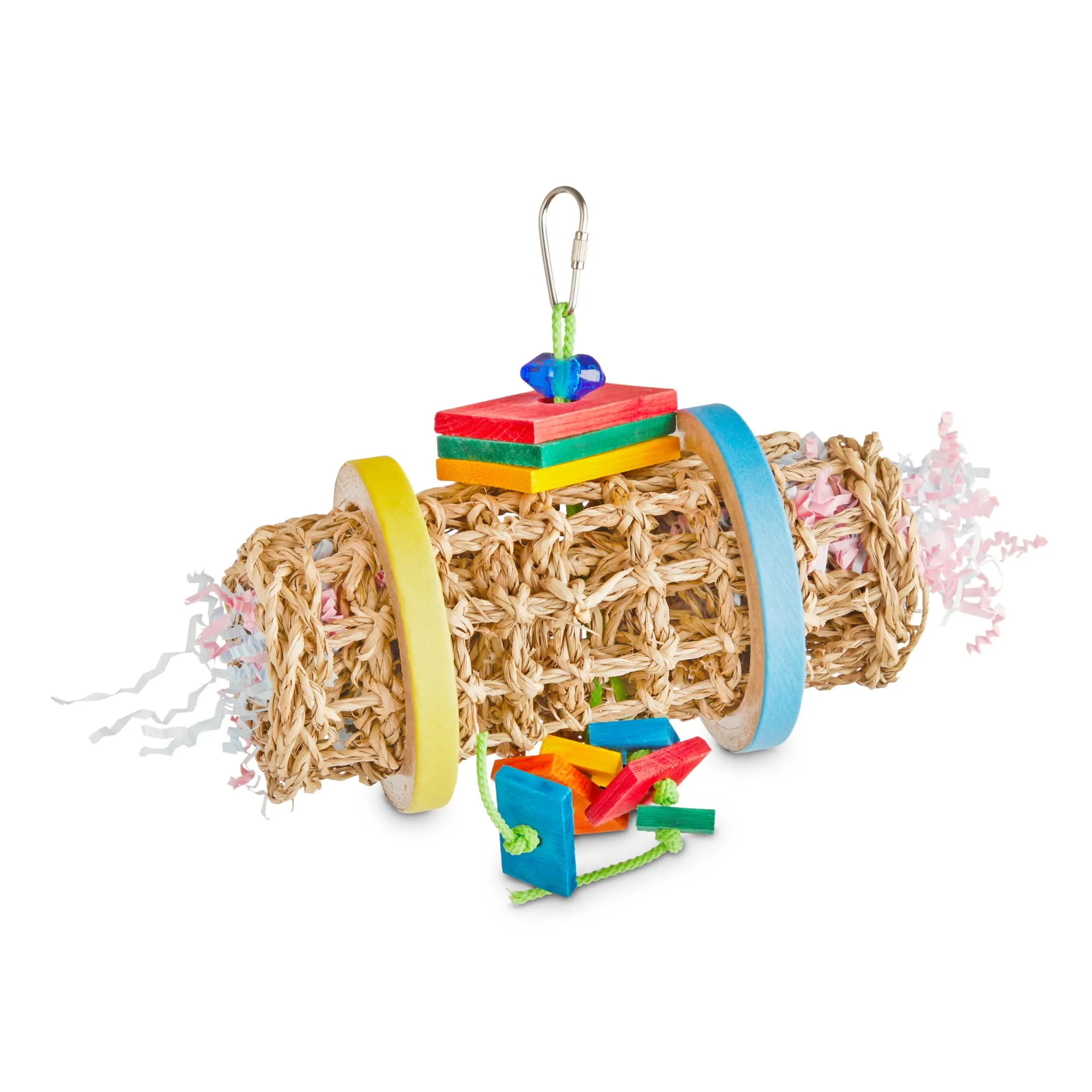 Small Vine Roll-Up Mat Foraging Toy - Keep Your Bird Happy & Cage Clean ...