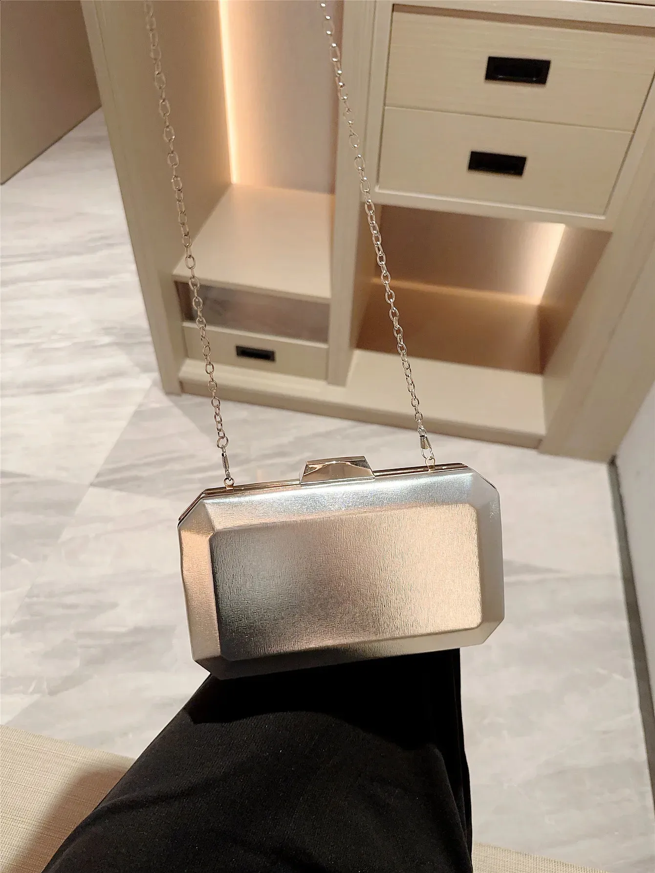 Elegant Evening Box Clutch - Premium Quality Crossbody Chain Bag, Shop ...