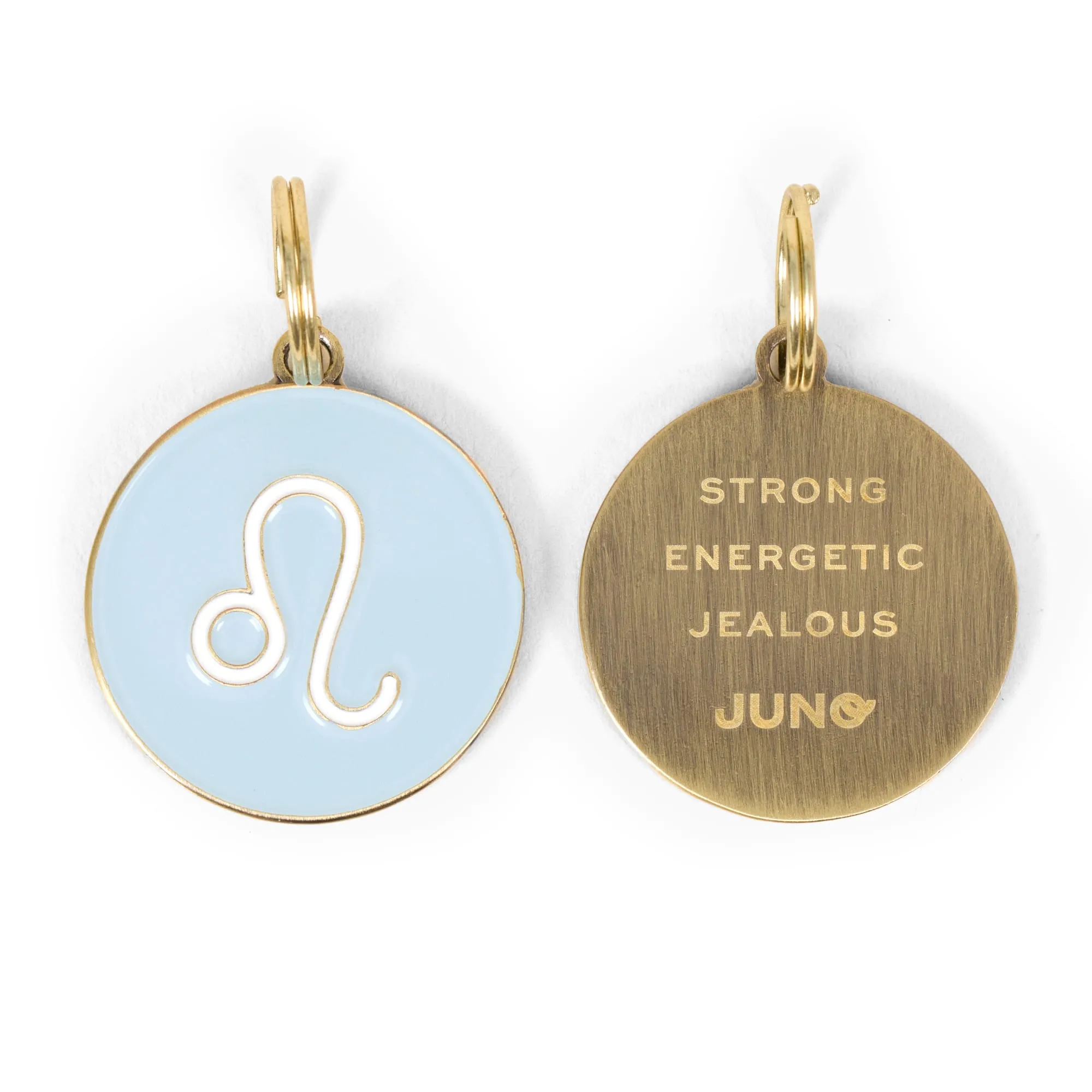 Premium Enamel Zodiac Dog Tag - Circle Design, Dog Tag with Engraving ...
