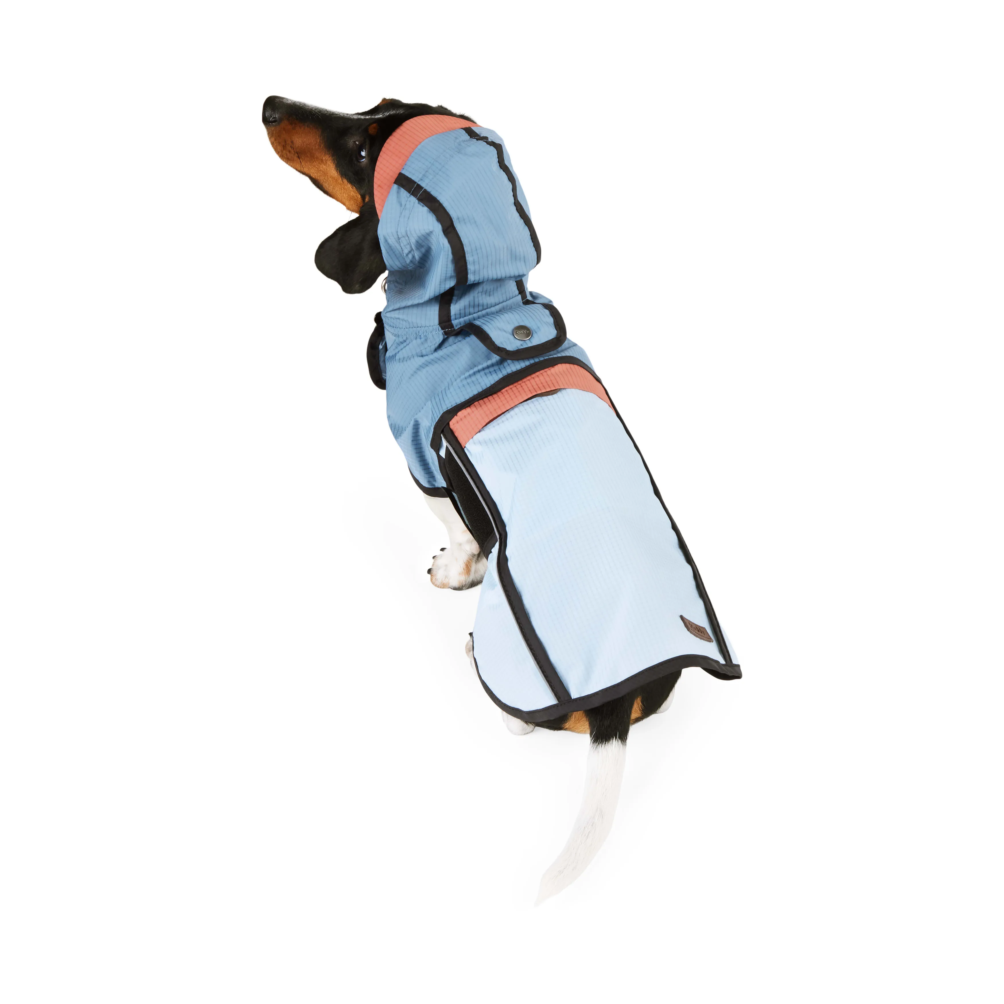 Packable Dog Jacket, X-Small - Reddy Blue & Red, Lightweight & Weather ...