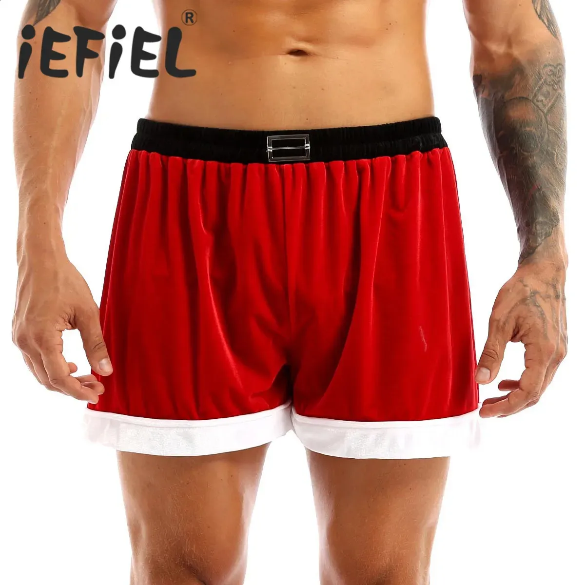 IEFIEL Men's Santa Claus Cosplay Boxer Shorts – Red... From Hu01, $9.12 ...