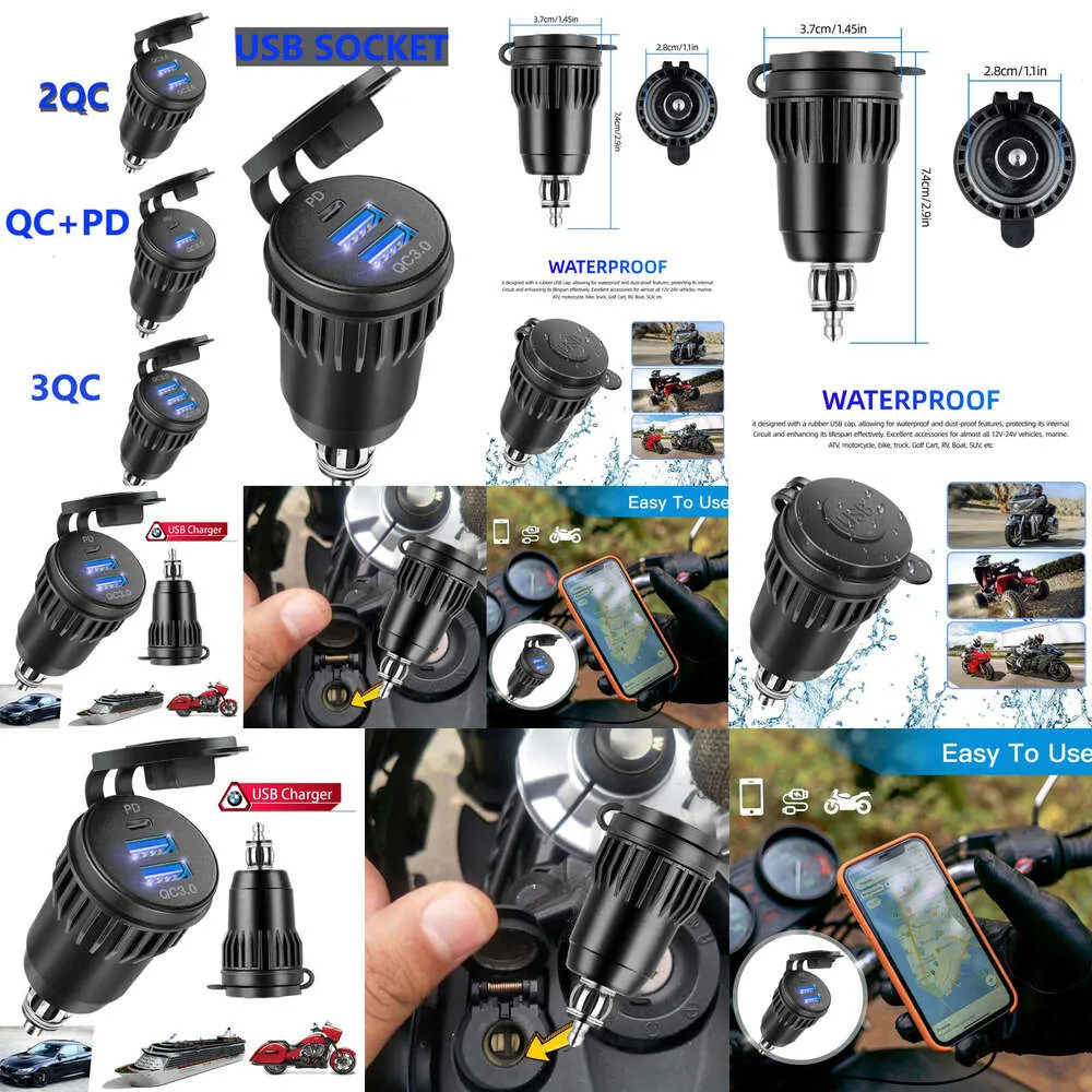 DHgate.com:USB Charger Socket Power Outlet for Motorcycles - Quick ...