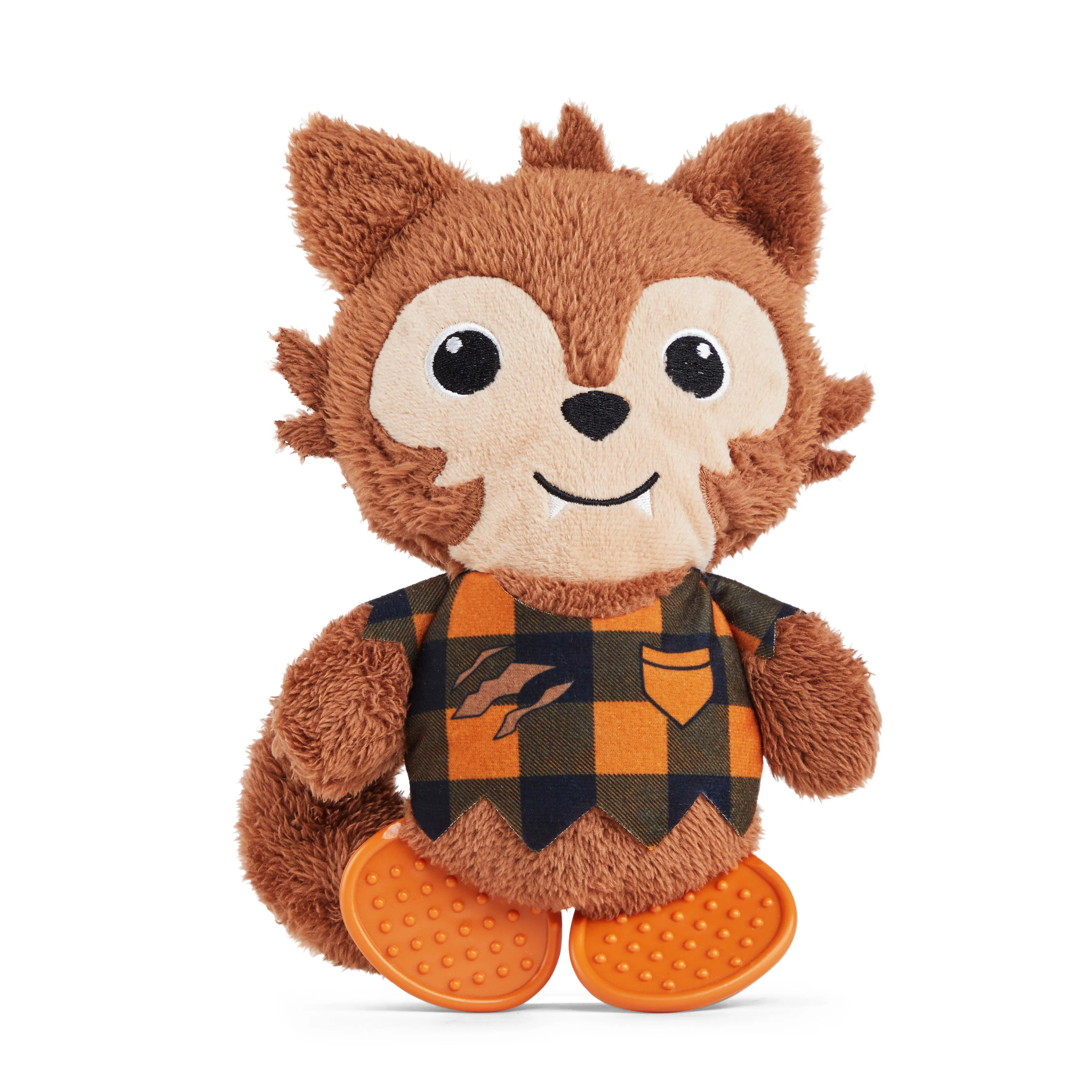 Stuffed Wolf Toy Plush Paddlefeet Dog Toy, Medium Size, Unique Design ...