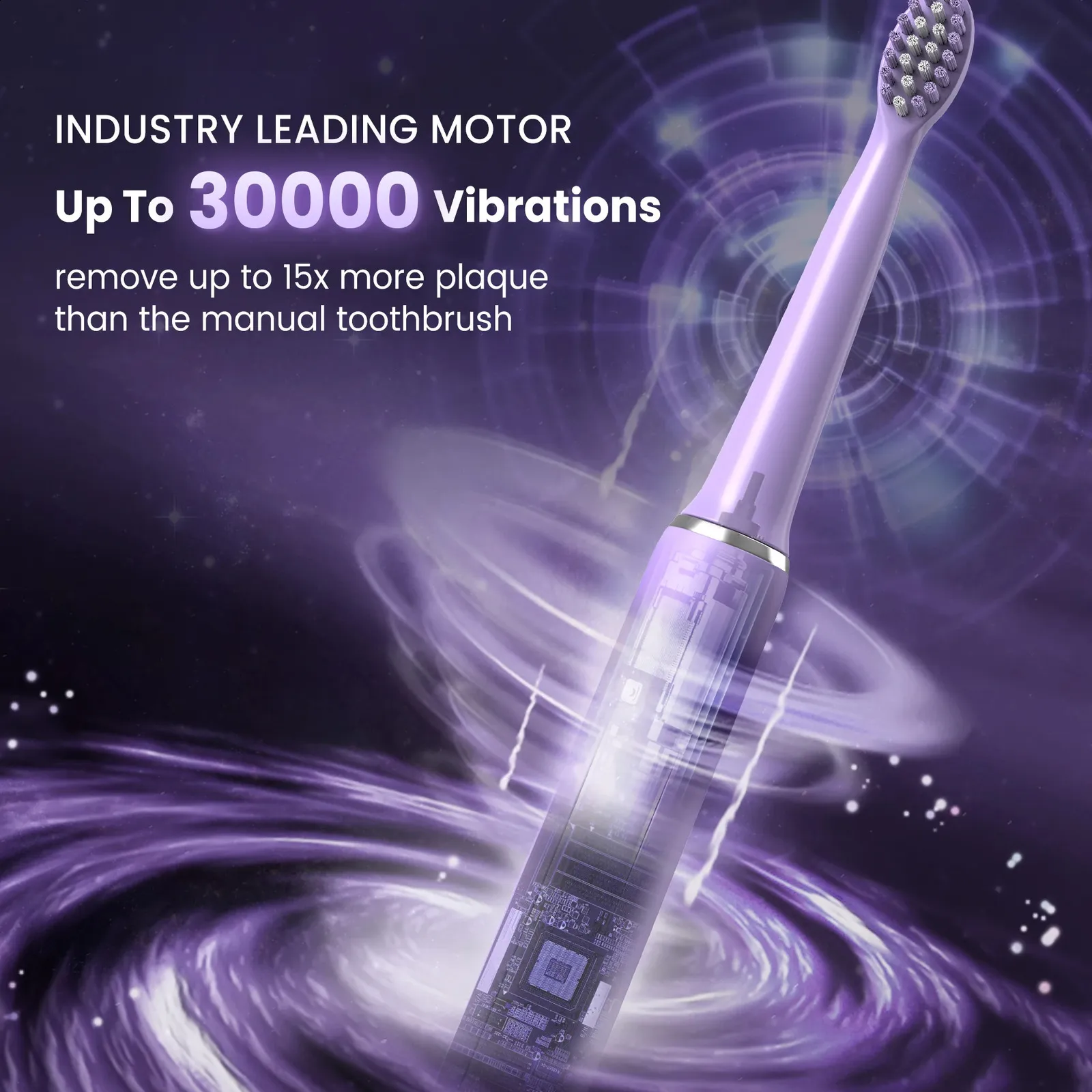 SEJOY Oral Cleaning Sonic Electric Toothbrush Personal Care IPX7 ...