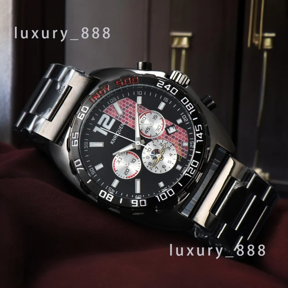 Popular Red Luxury Watches for Men New Arrival Automatic Date Quartz ...