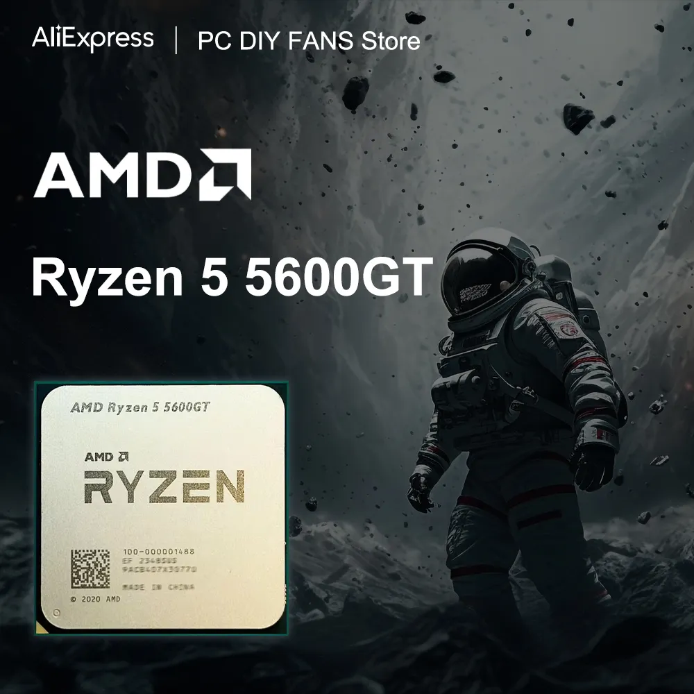 AMD Ryzen 5 5600GT 4.6GHz 6 Core 12 Thread 7NM DDR4 Socket AM4 Cpu Amd Ryzen 5 With Integrated ...