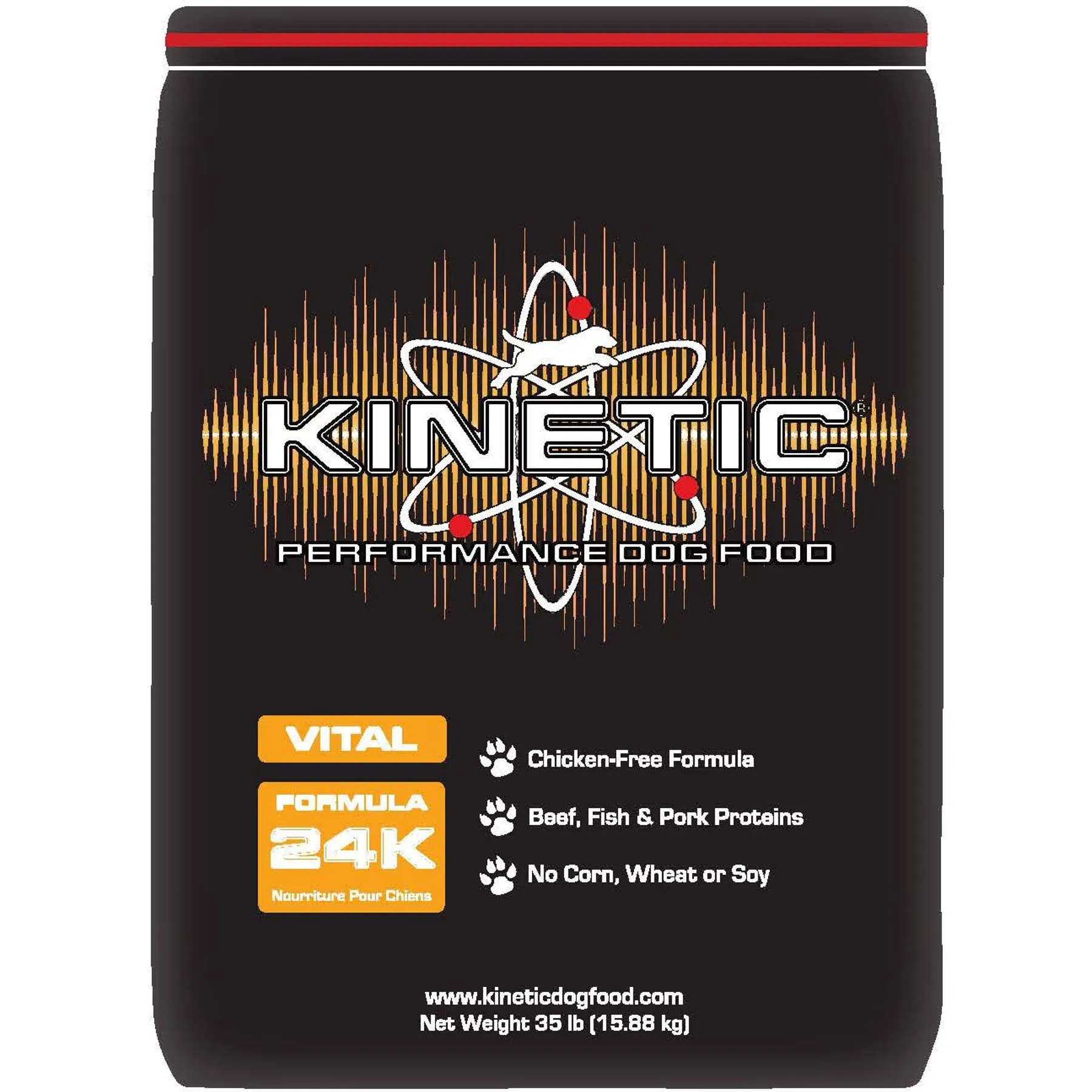 Kinetic Performance Vital 24K Formula Dry Dog Food Beef Flavor, High ...