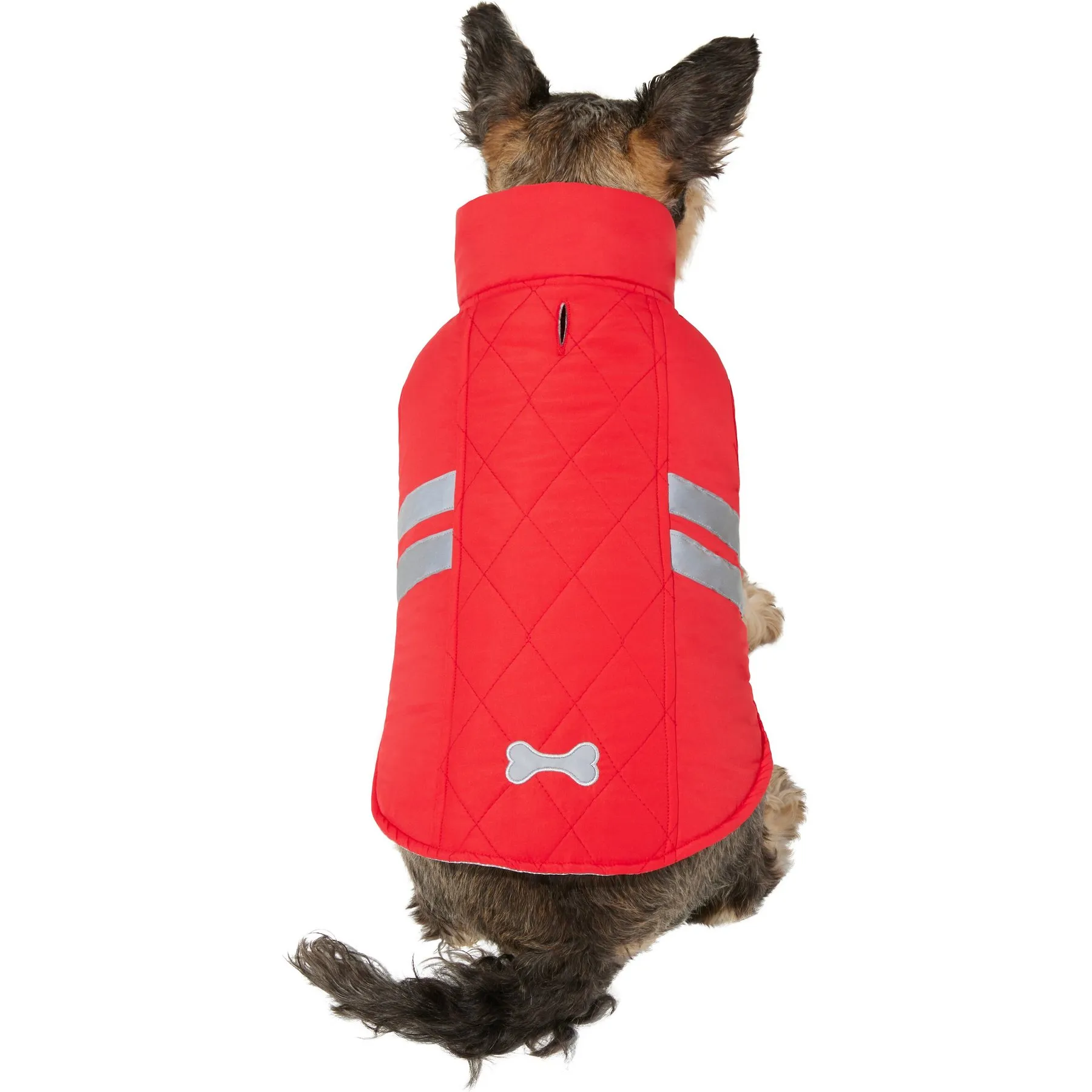 Reflective Dog Coat with Fleece Lining - Mediumweight, Red. Shop Now ...