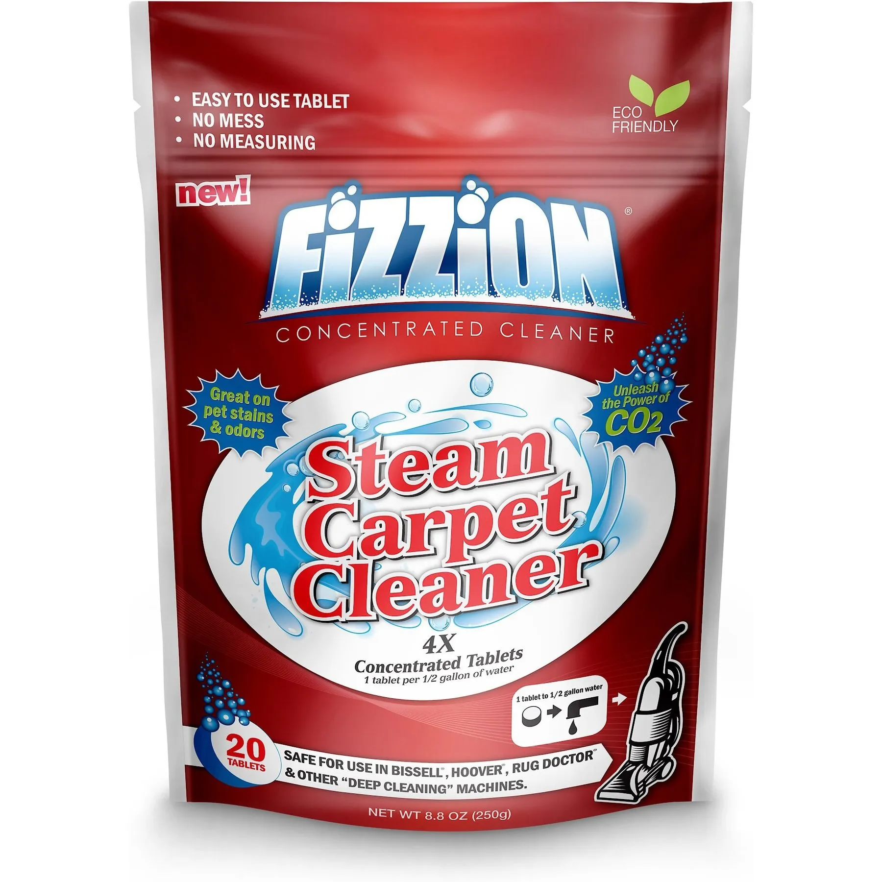 Powerful Carpet Steam Cleaner Tablets - 20 Count | Deep Cleaning Power ...