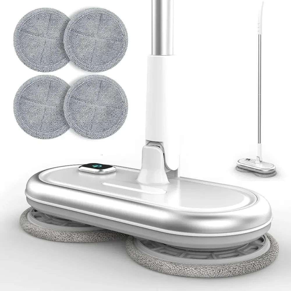 GOBOT Electric Mop, Dual Spinning Mop Heads, Lightweight & Rechargeable ...