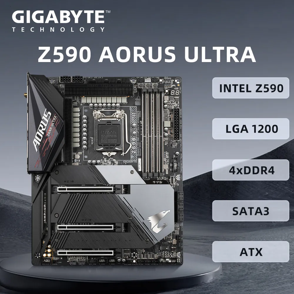 Gigabyte Z590 AORUS ULTRA Gigabyte H61 Motherboard Price With LGA1200 Socket, Intel Z550 M.2 ...