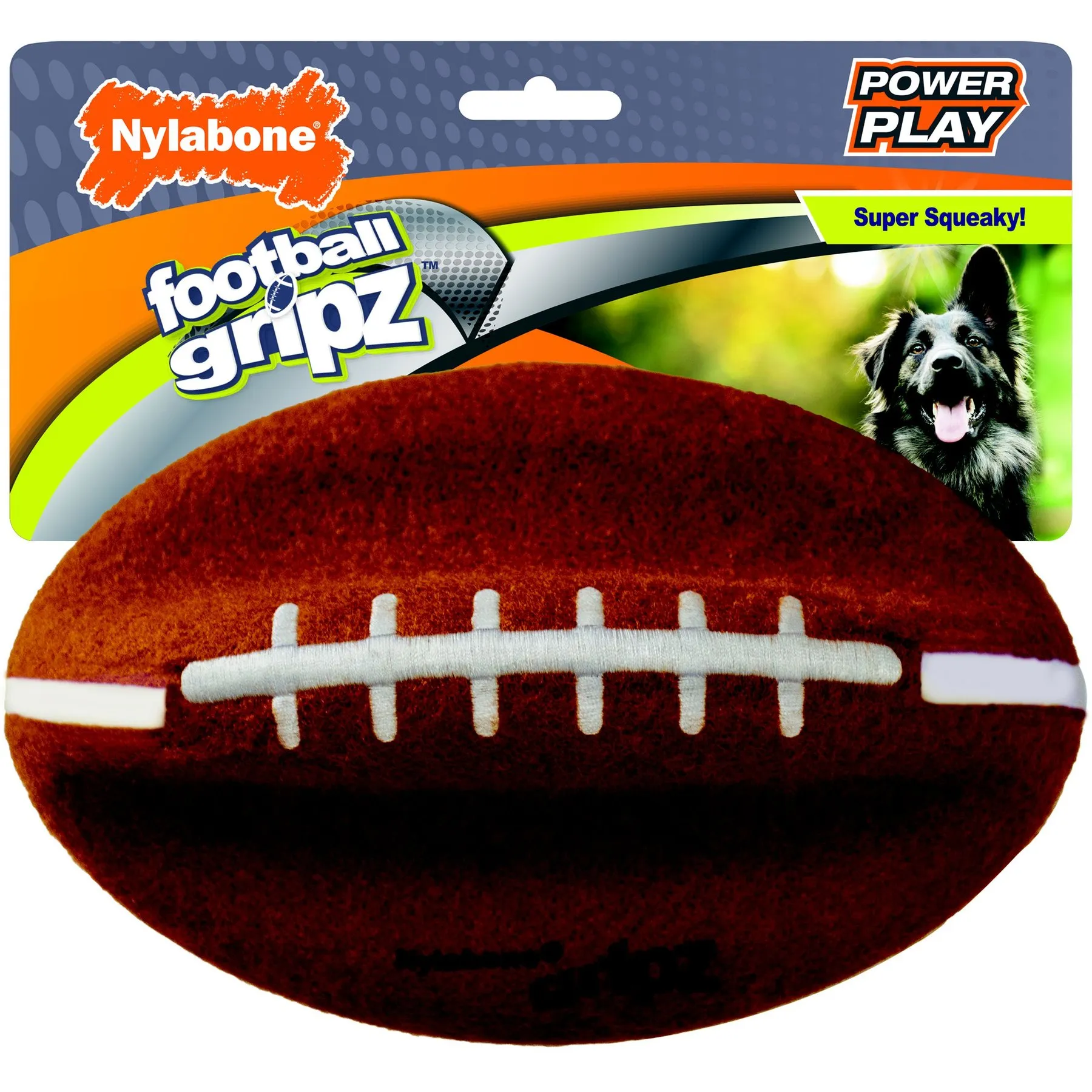 Squeaky Football Dog Toy with Gripz - Durable, Fun Playtime! Shop Now ...