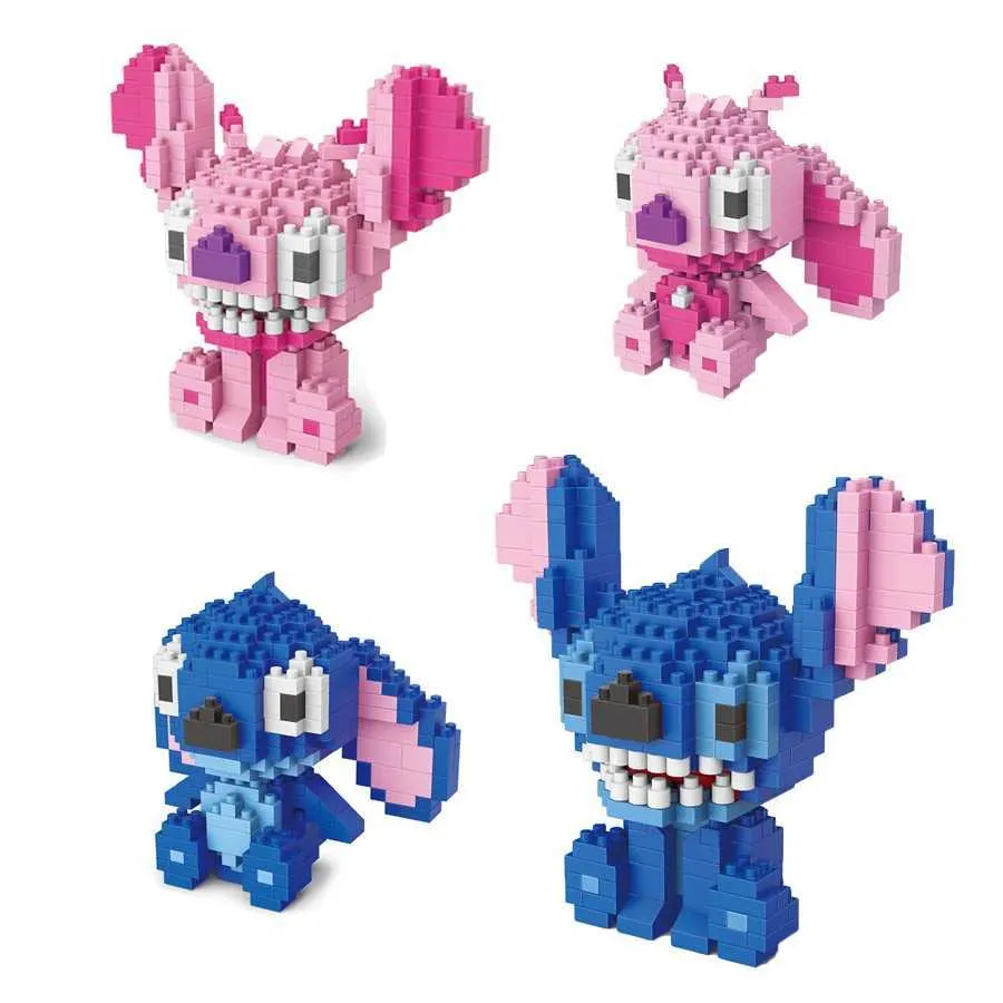 Miniature Stitch Building Blocks Set Anime Character Stitch Toys For ...