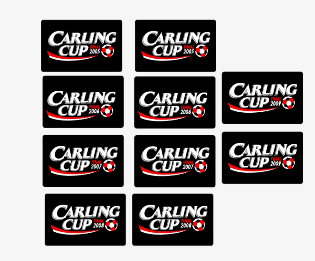 Carling Cup Soccer Badge - 2005-2009 Lextral Material Football Patch ...