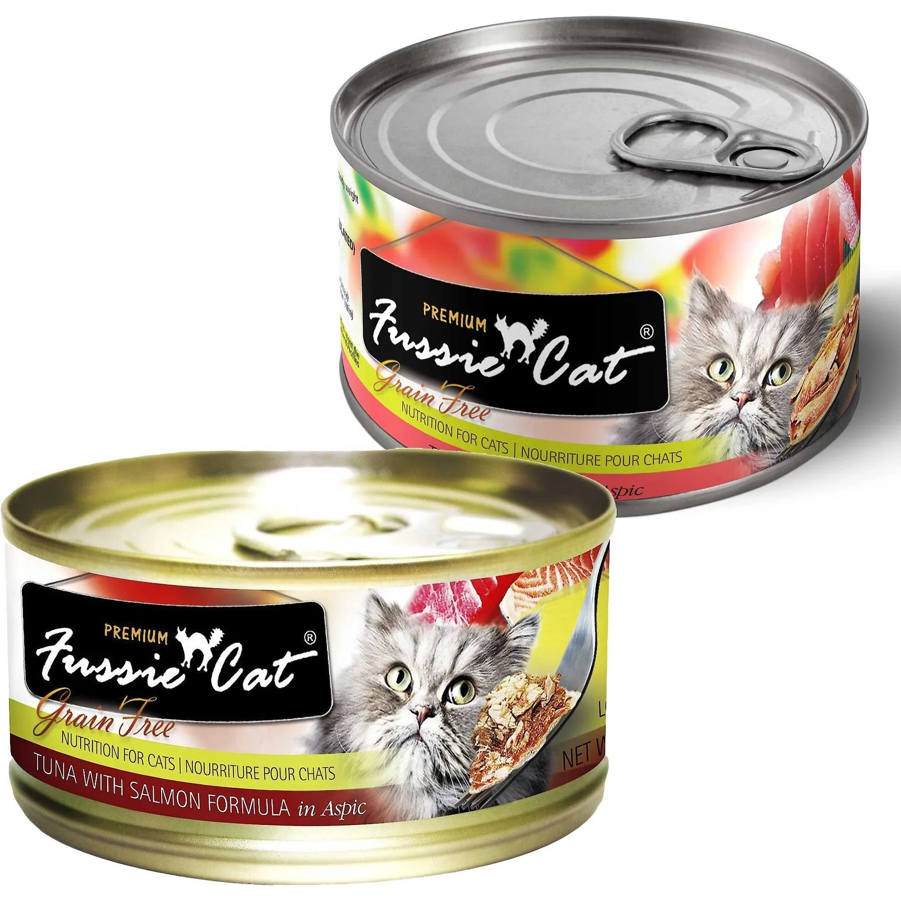 Premium Tuna & Salmon Cat Food Variety Pack, Grain-Free in Aspic. Best ...