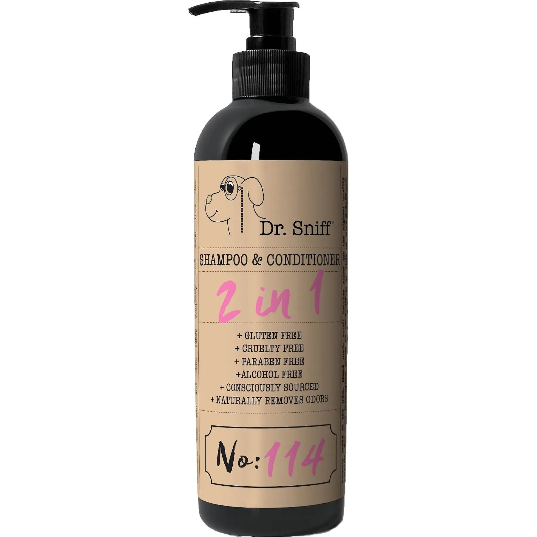 Gentle Dog Shampoo with Conditioner - 2-in-1 Formula for a Clean ...