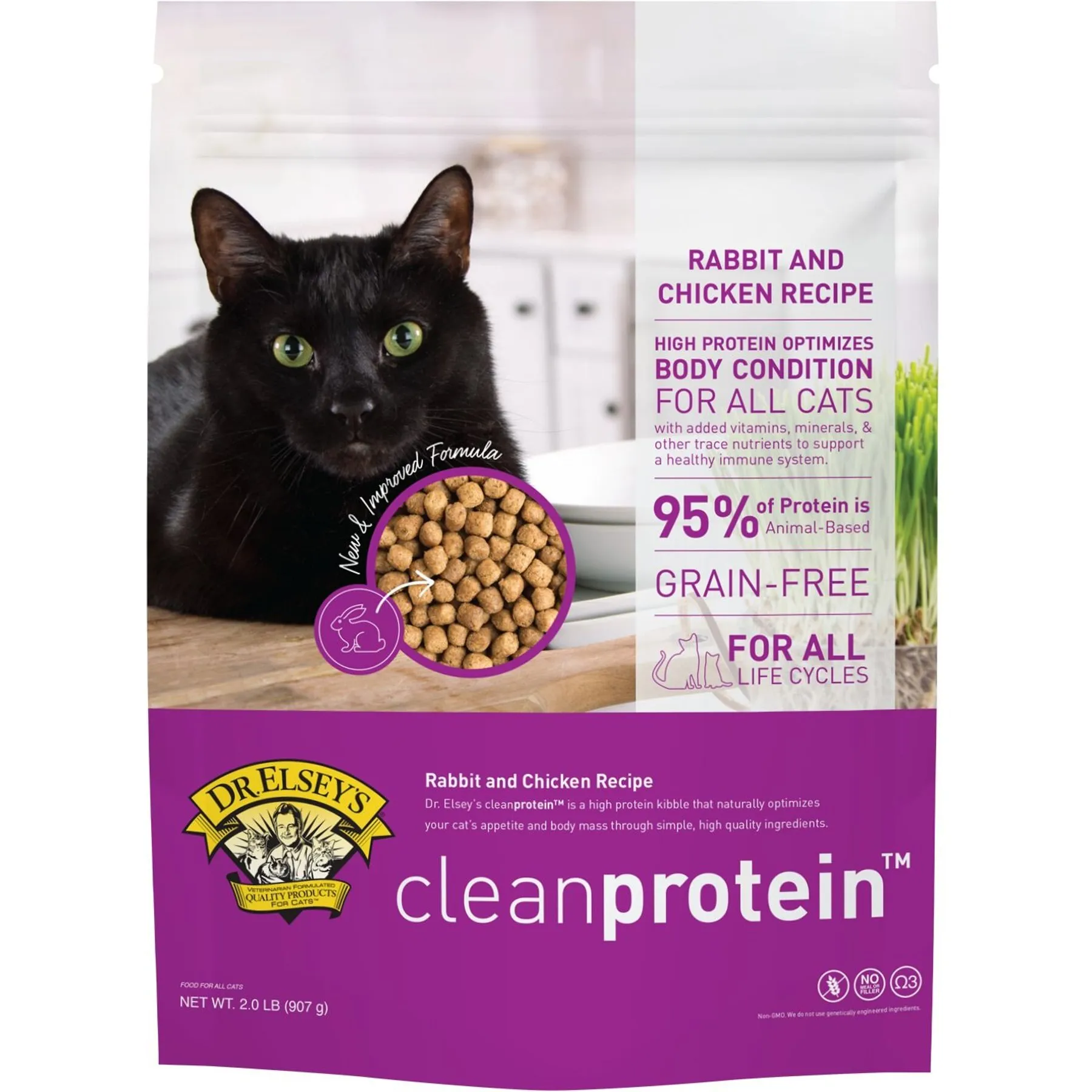 Premium Protein Kibble Cat Food - Rabbit Recipe, Shop Now! Best Seller ...