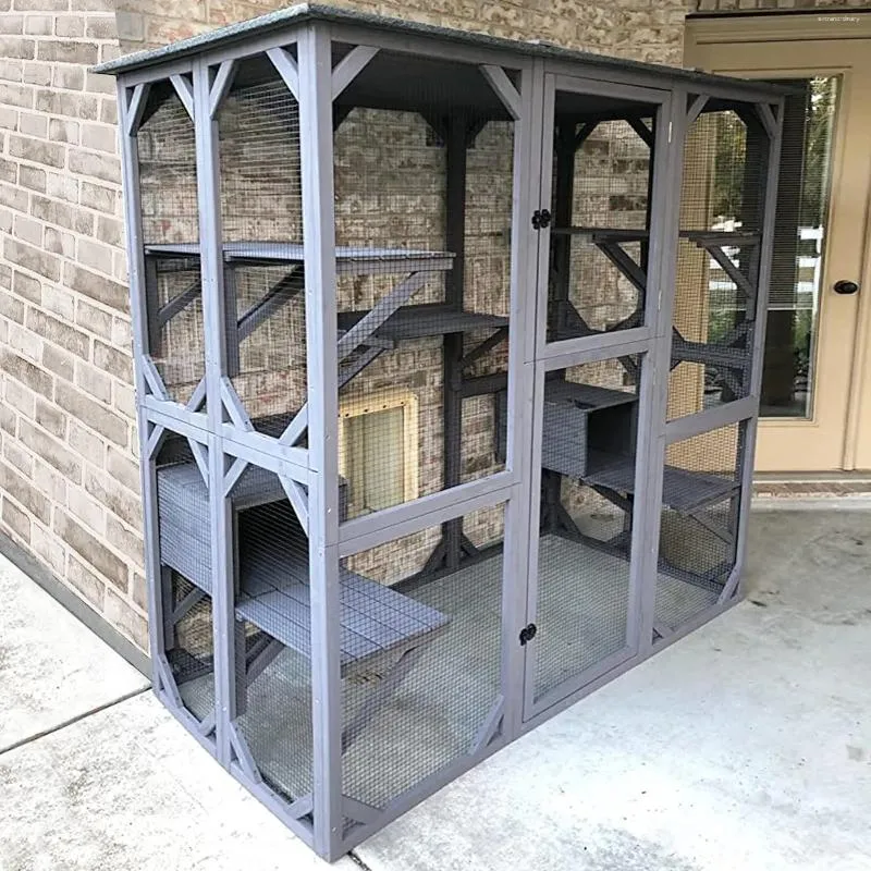 Optimized Product Title: Large Walk In Outdoor Cat Enclosure Cage With ...