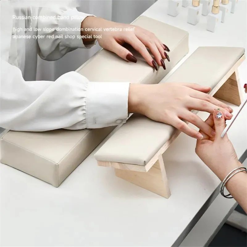 Premium Nail Art Hand Pillow: Ergonomic Manicure Hand Rest for Salon or ...