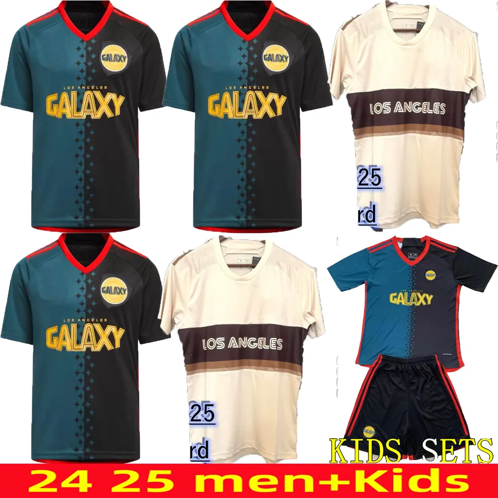 LA Galaxy Kids Black Soccer Kits 2022 2025 Featuring JOVELJIC, REUS ...