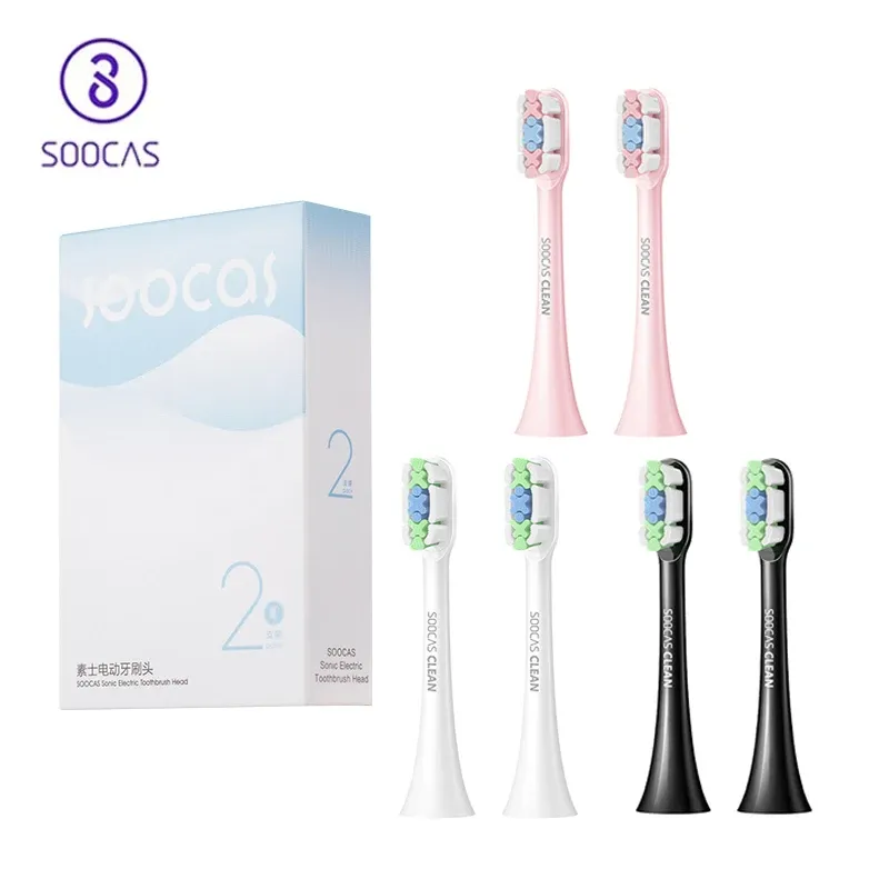 SOOCAS Sonic Soocas Toothbrush Heads Replacement Heads For X1, X3, XD3U ...