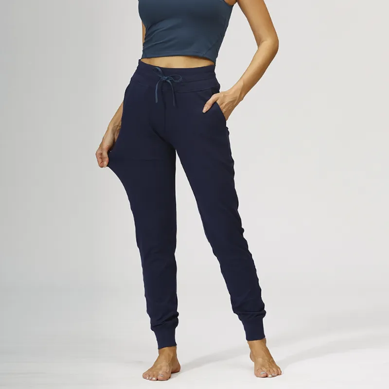 Women's Yoga Solid Color Gym Exercise Sports Jogging Pants Running ...