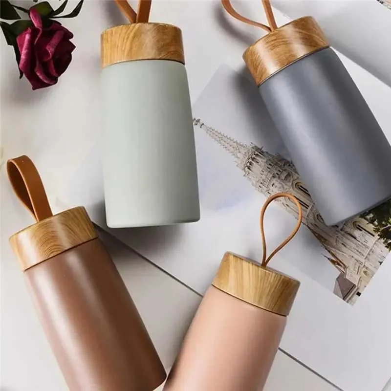 304 Stainless Steel Mini Hot Water Bottle Portable Travel Hot Cup 501 ...