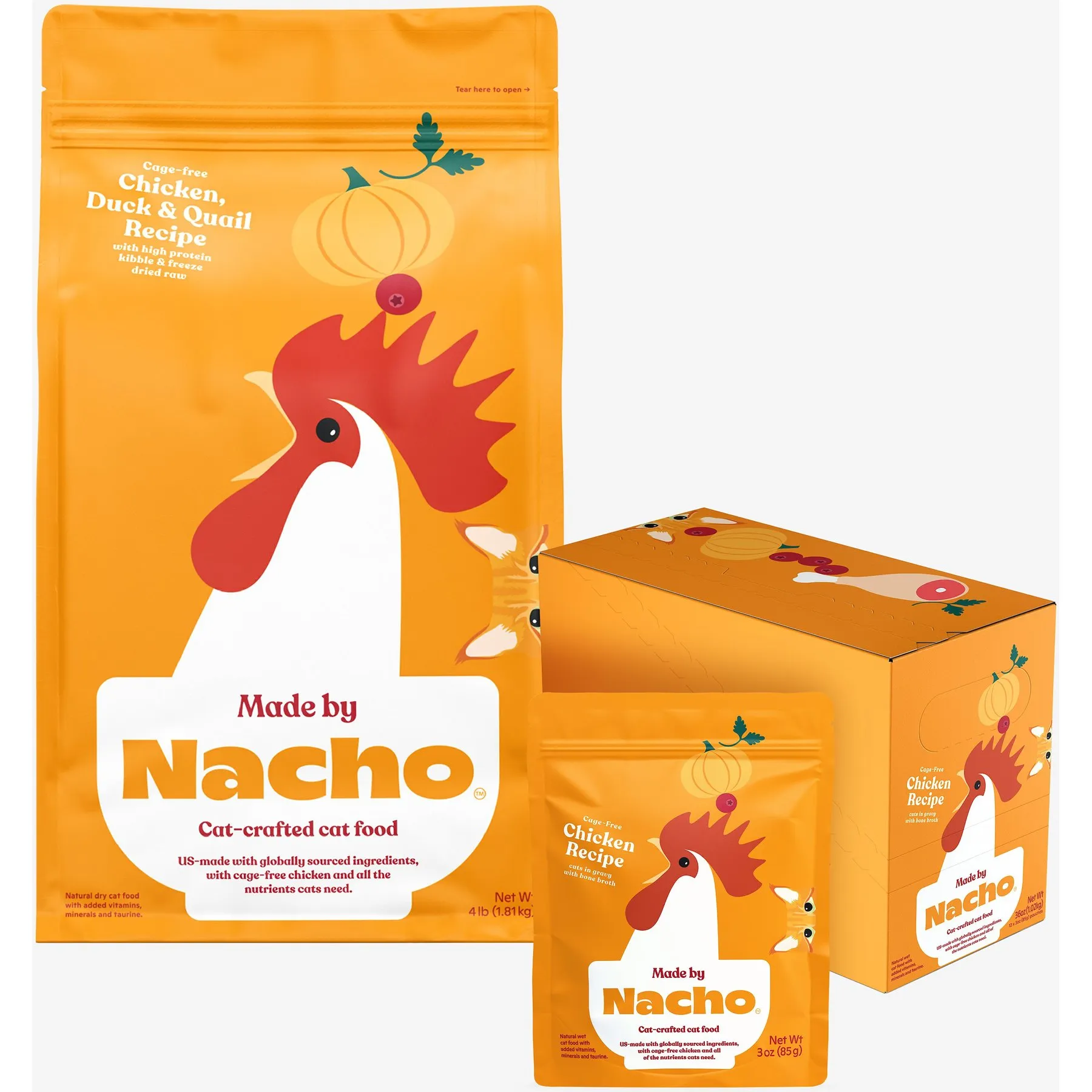 Made By Nacho Cage Free Chicken, Duck & Quail Freeze Dried Liver Dry ...