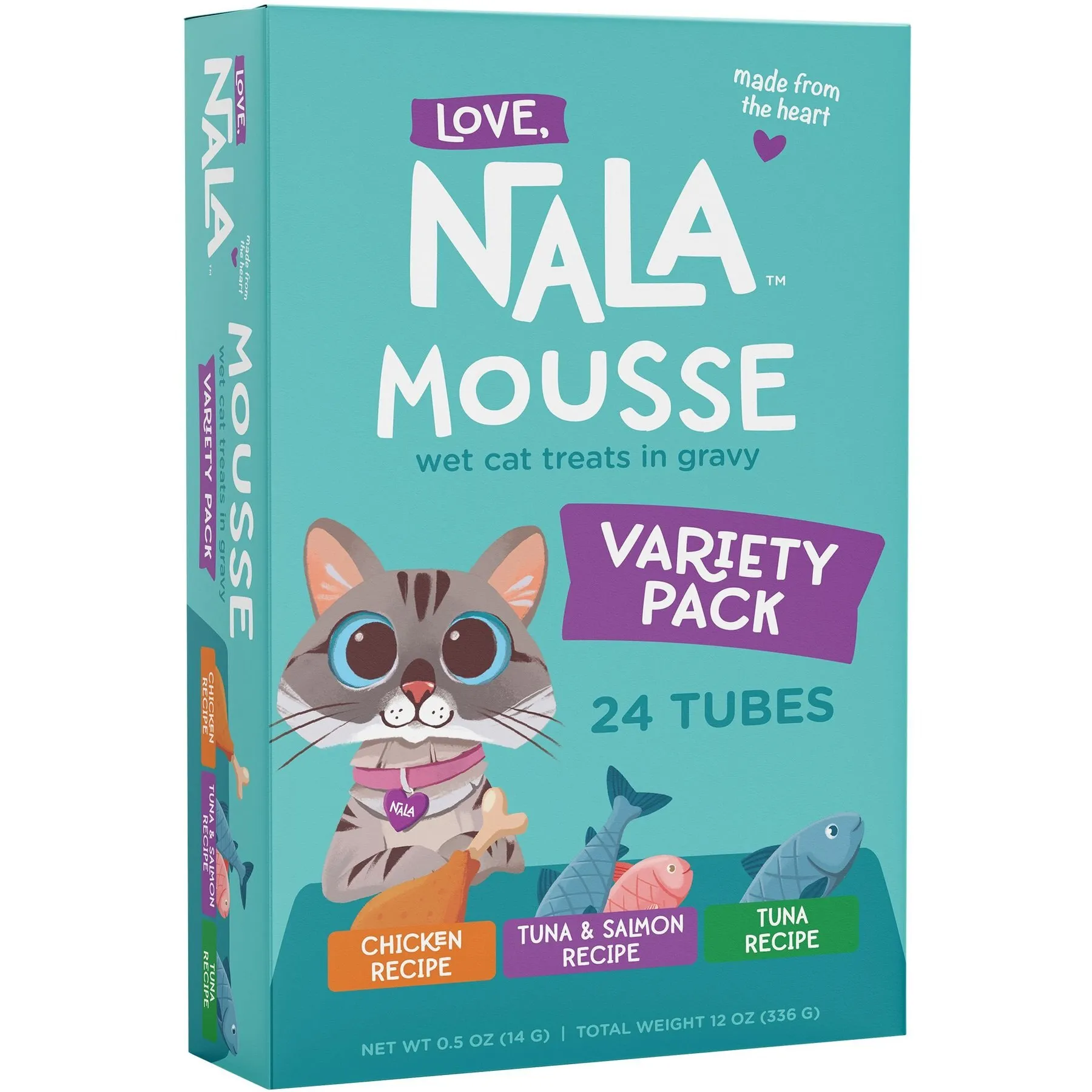 Grain-Free Lickable Cat Treats Variety Pack - 24 Tubes | Cat Treats ...