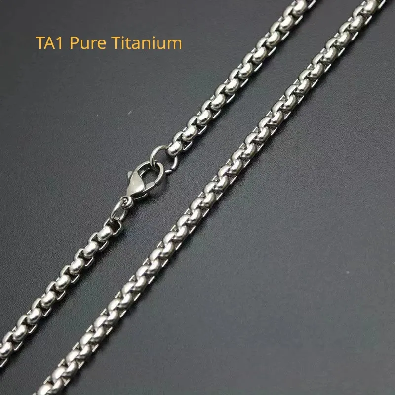 Hypoallergenic Necklace Chain, Square Rolo Box Chain Necklace Durable ...