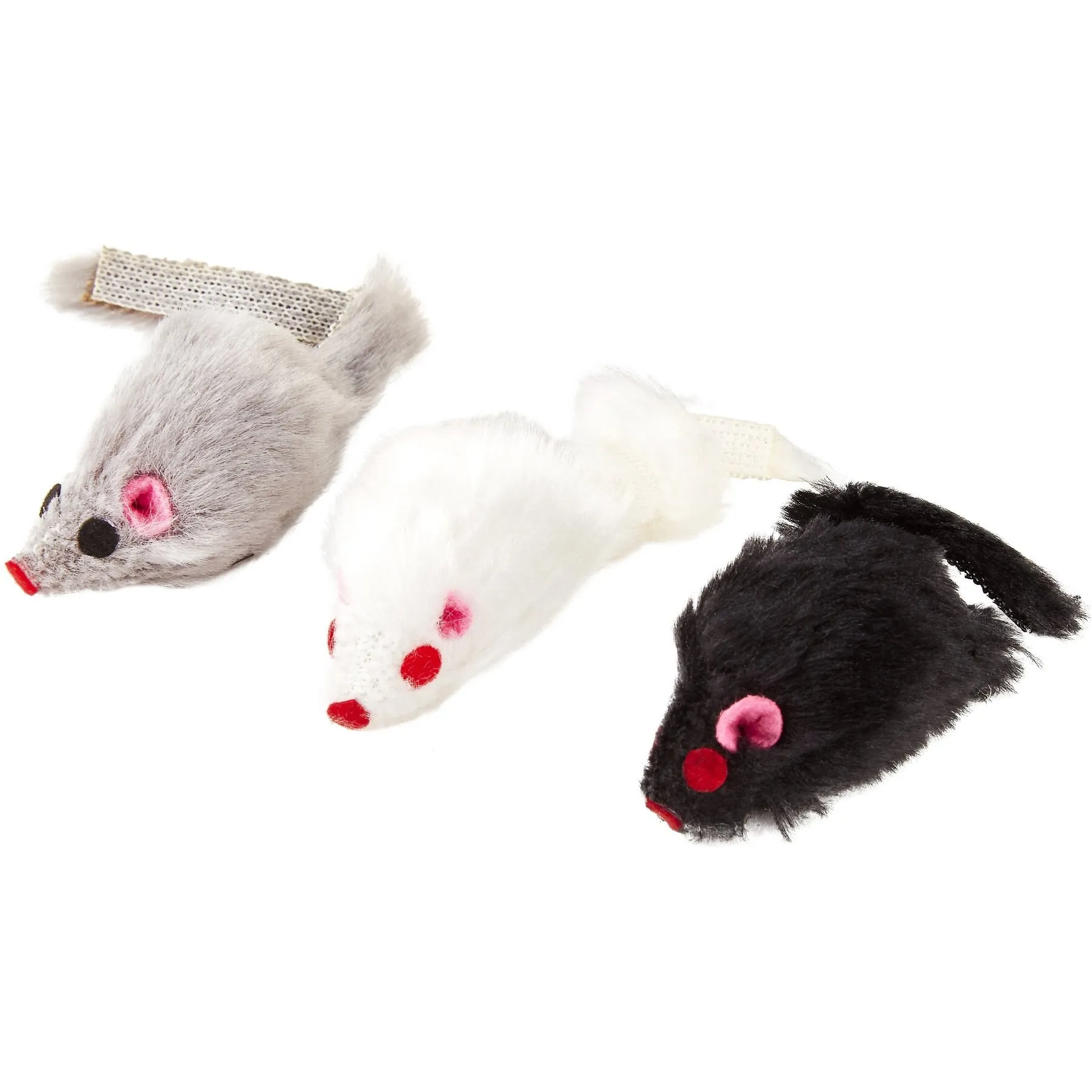 Colorful Plush Mice Cat Toys - Fun, Moving Mouse Cat Toy for Playful ...