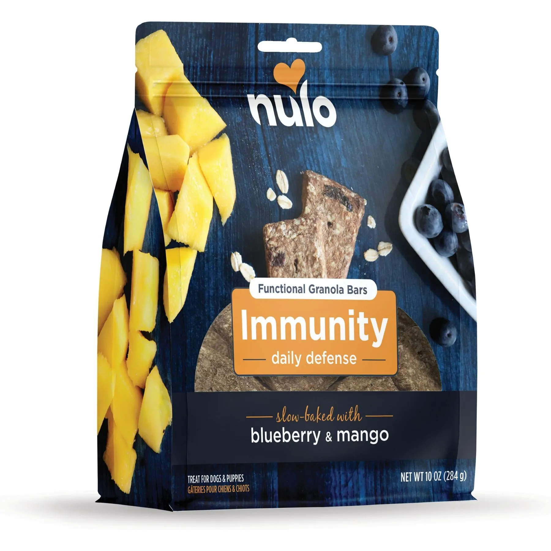 Nulo Functional Granola Immunity Dog Treats, 10-oz bag, Chicken-Free ...