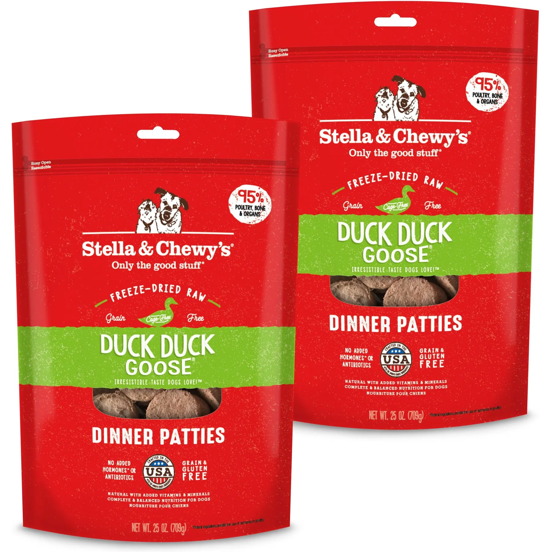 Stella & Chewy's Freeze Dried Raw Black Hawk Puppy Food Set Duck, Duck ...