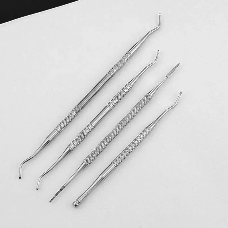 Long Nails Spoon with Two Heads - Stainless Steel Utensil for Nail Art ...