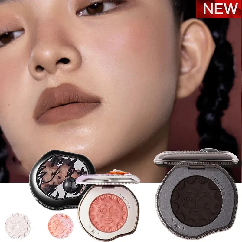 Colorful Girls Soft Pressed Powder Blusher With Highlight Expansion ...
