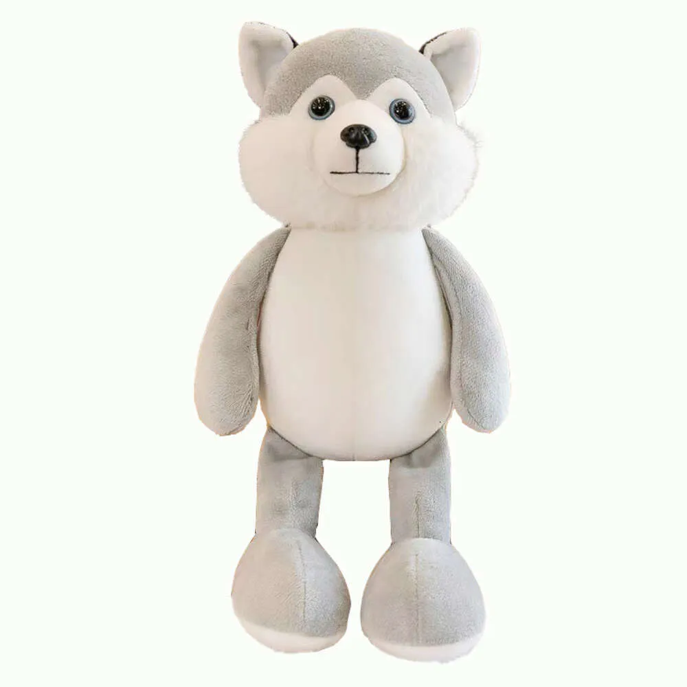 Kawaii Pet Wolf Plush Toy Custom Simulation Kellytoy Stuffed Animals ...