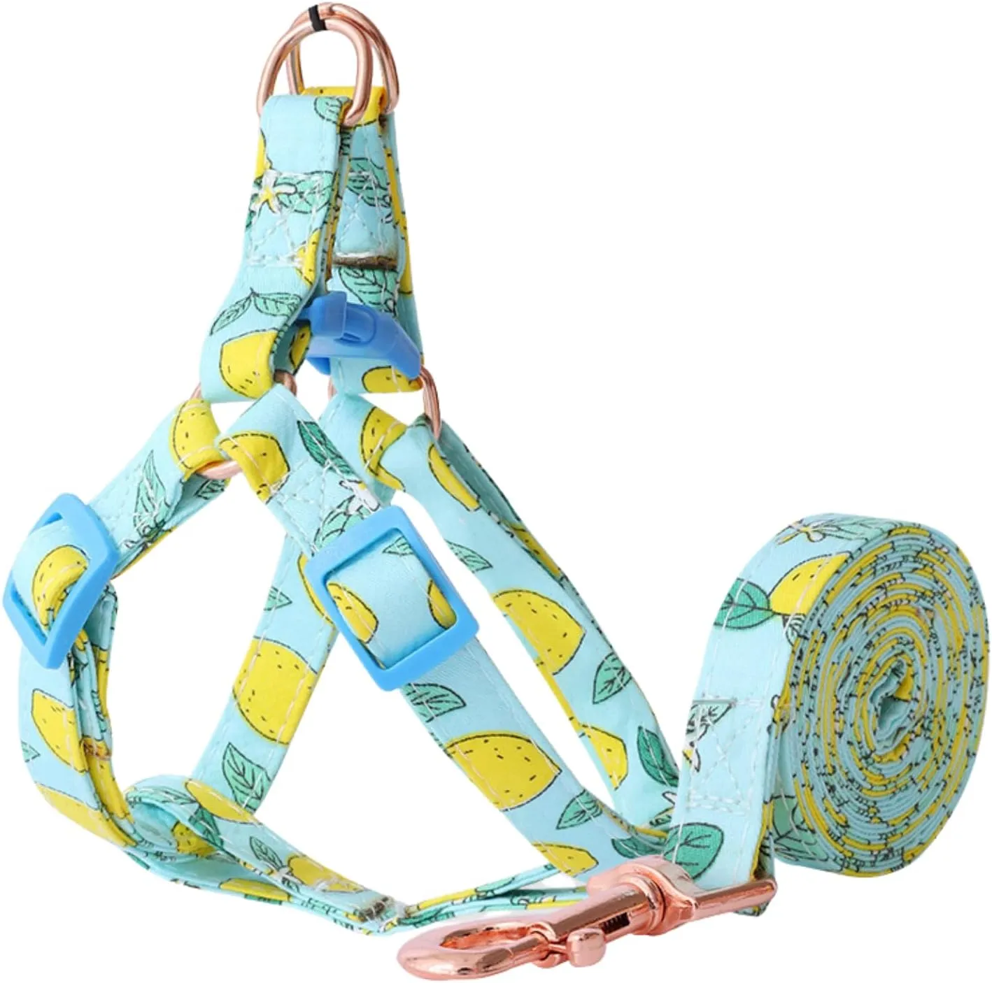 Fruit Pattern Cat Harness Leash Set - Adjustable, Lightweight, Step-in ...