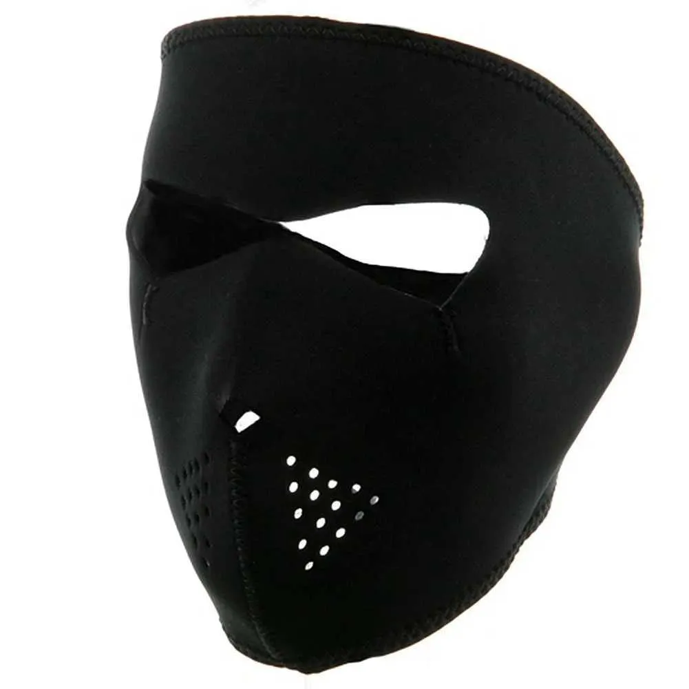 Reversible Neoprene Ski Mask Beanie 2 In 1 Full Face Cover For Cycling ...