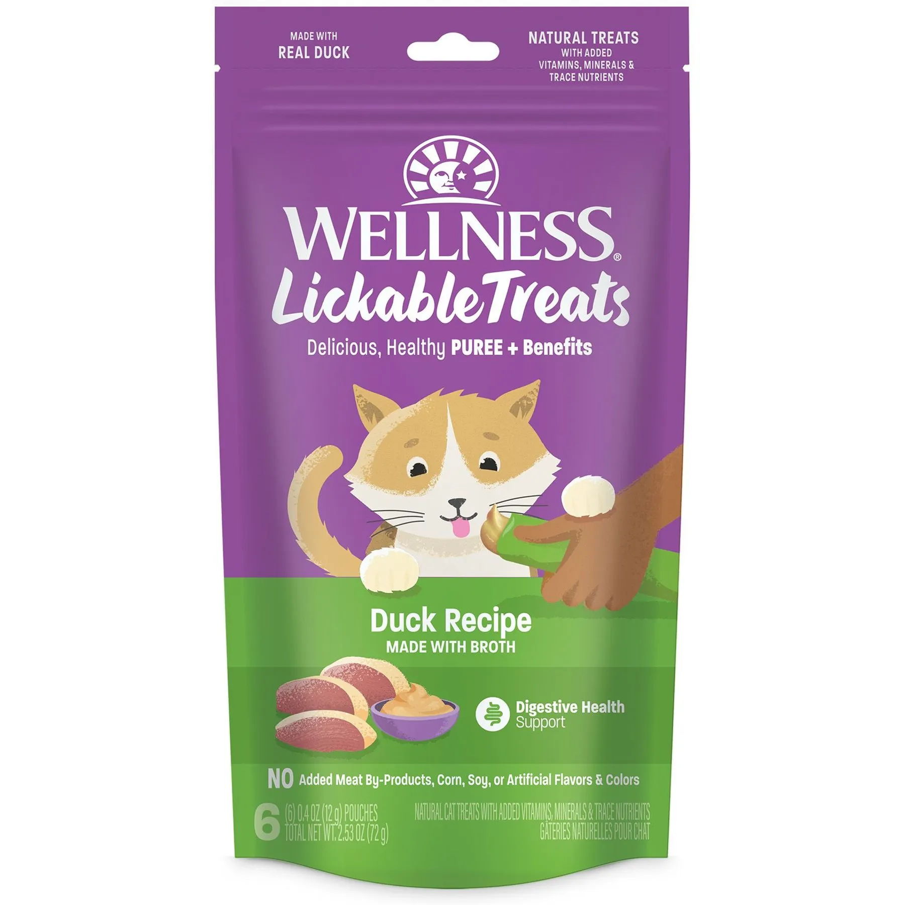 DHgate.com:Duck Recipe Lickable Cat Treats - 6 Pack, 0.4 oz Pouches ...