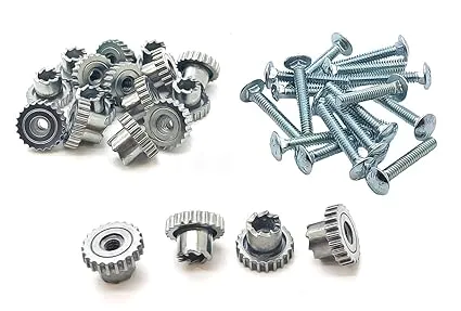 Metal Fasteners: Self Locking Nuts and Bolts - 20 Pack, 7/8 Inch - Shop ...