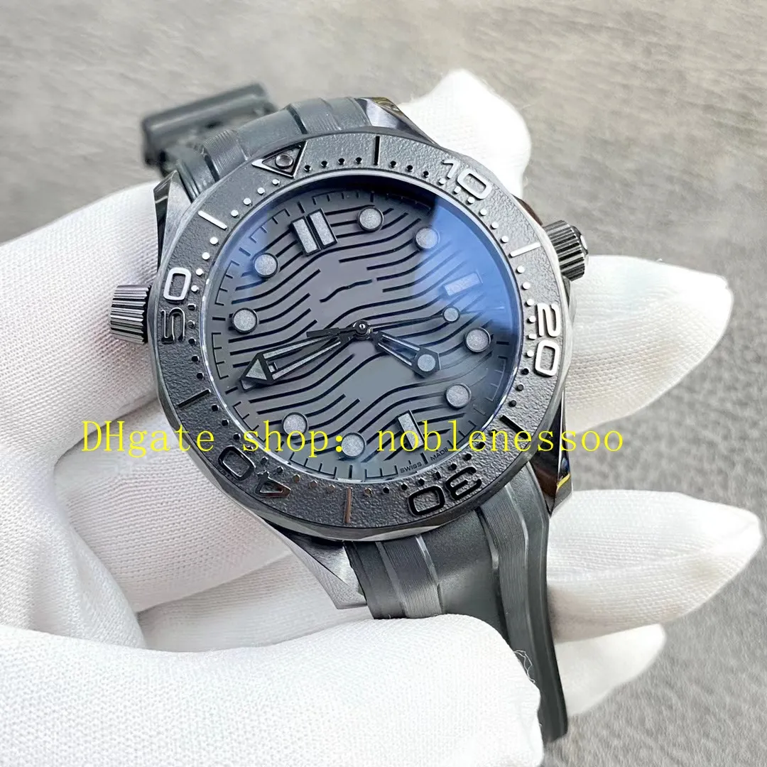 Premium Automatic Dive Watch: 300M Sapphire Crystal, All Black Ceramic ...